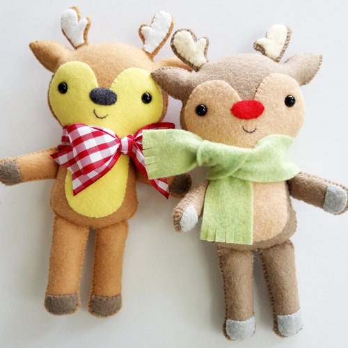 The Janey Doll Felt Softie Sewing Pattern Tutorial PDF - Etsy