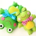 Felt Frog Softie Toy Sewing Pattern - Tutorial - PDF Epattern - Spring ...
