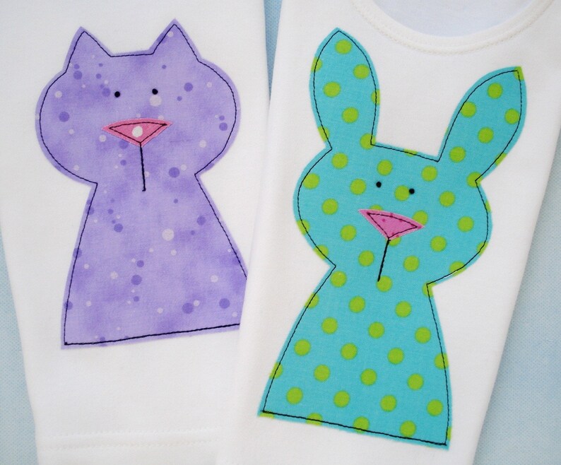 Applique Sewing Pattern Eight Animal Applique Designs PDF - Etsy