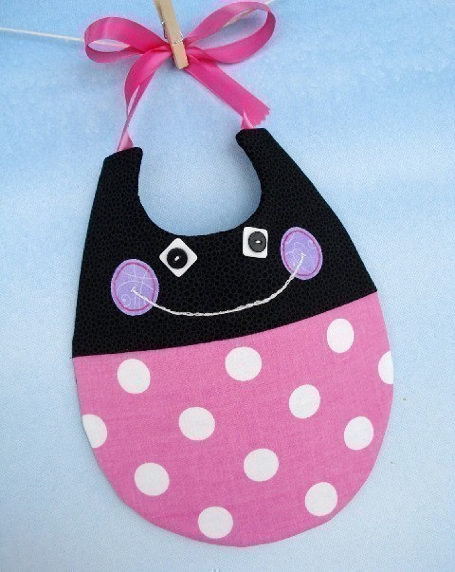 Baby Bib Sewing Pattern for Beetle Ladybug and Bee Bib - Etsy