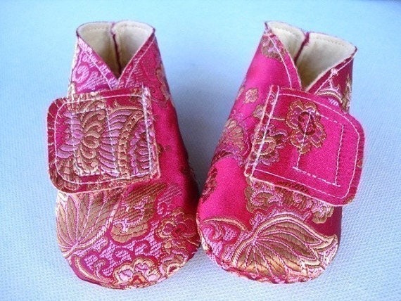 Baby Booties Sewing Pattern PDF E Pattern Vintage Style Fabric Baby ...