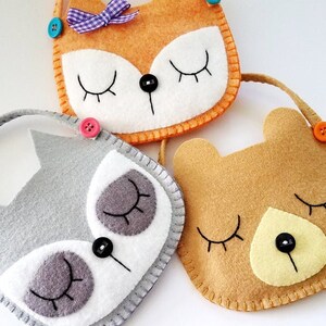 Felt Animal Pouch Toy Bag PDF Sewing E Pattern Tutorial COMBO - Gator ...