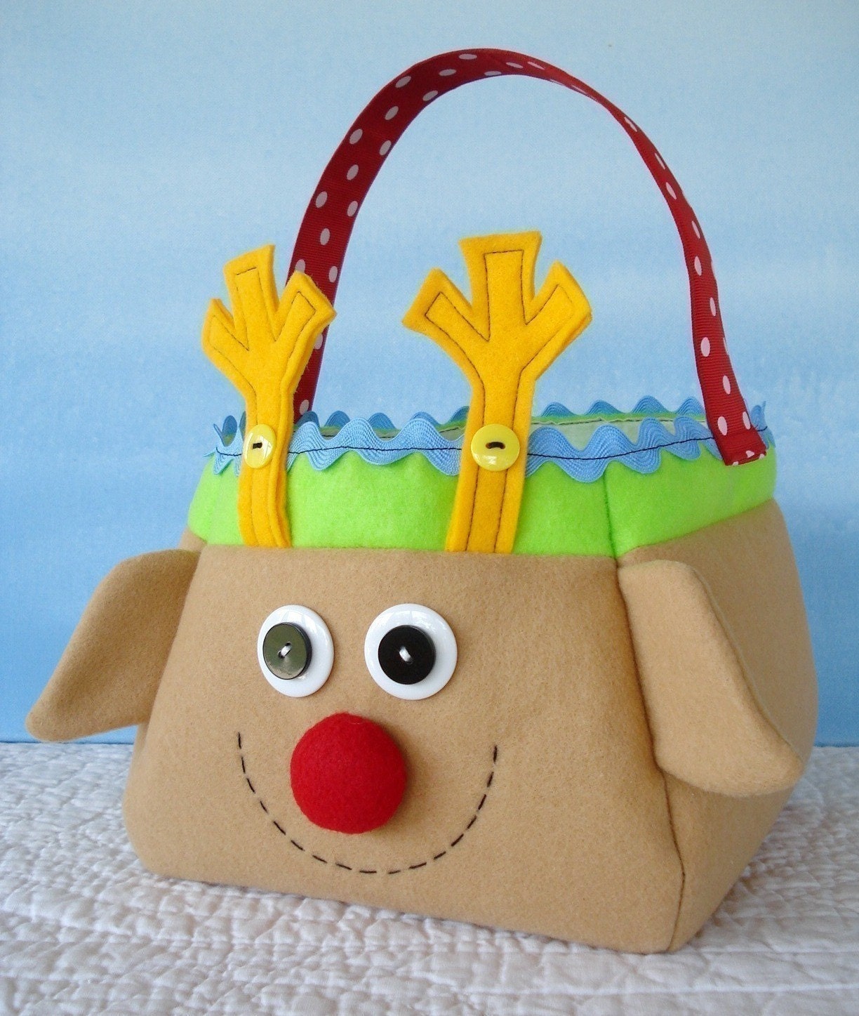 Reindeer Snowman and Elf Christmas Holiday Bags Sewing - Etsy