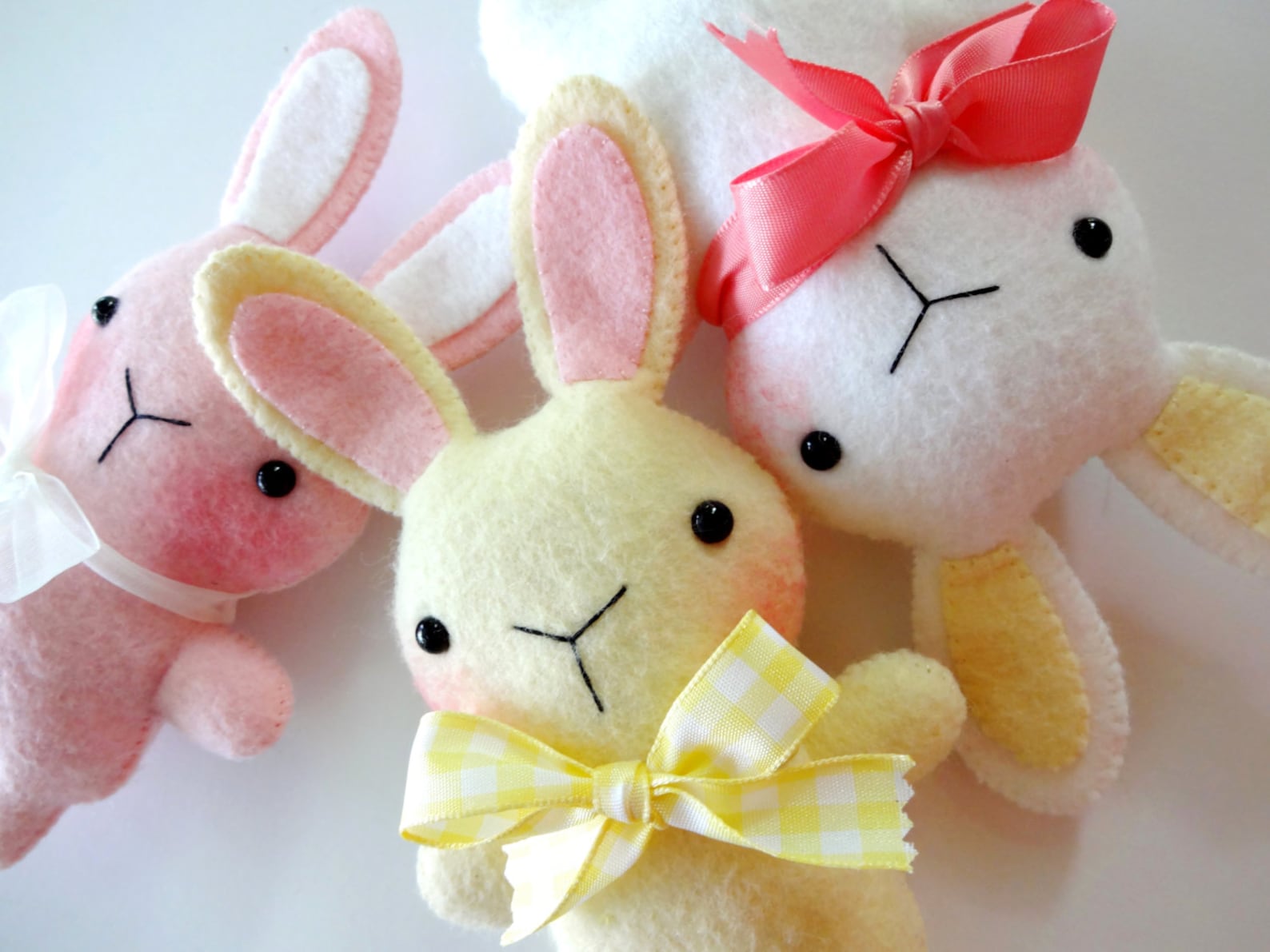 Felt Bunny Softie Sewing Pattern Tutorial PDF Epattern - Etsy Australia