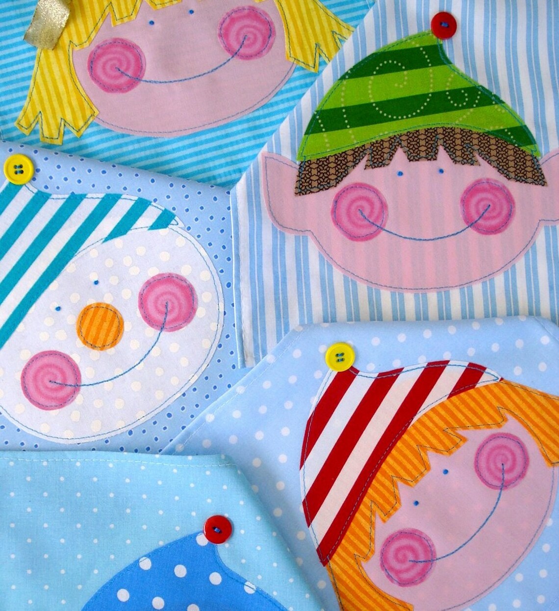 Applique Designs Christmas Characters PDF Epattern - Etsy