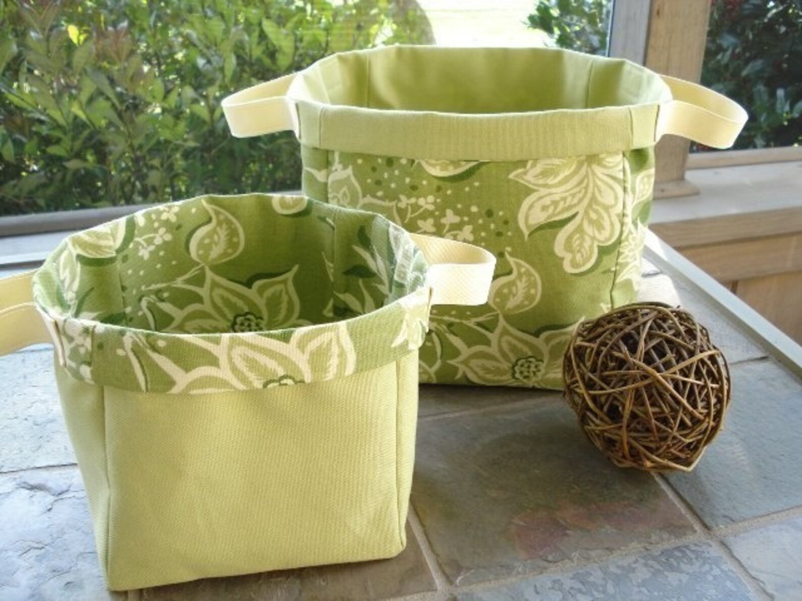 Container Sewing Pattern PDF E-pattern for Fabric Storage | Etsy