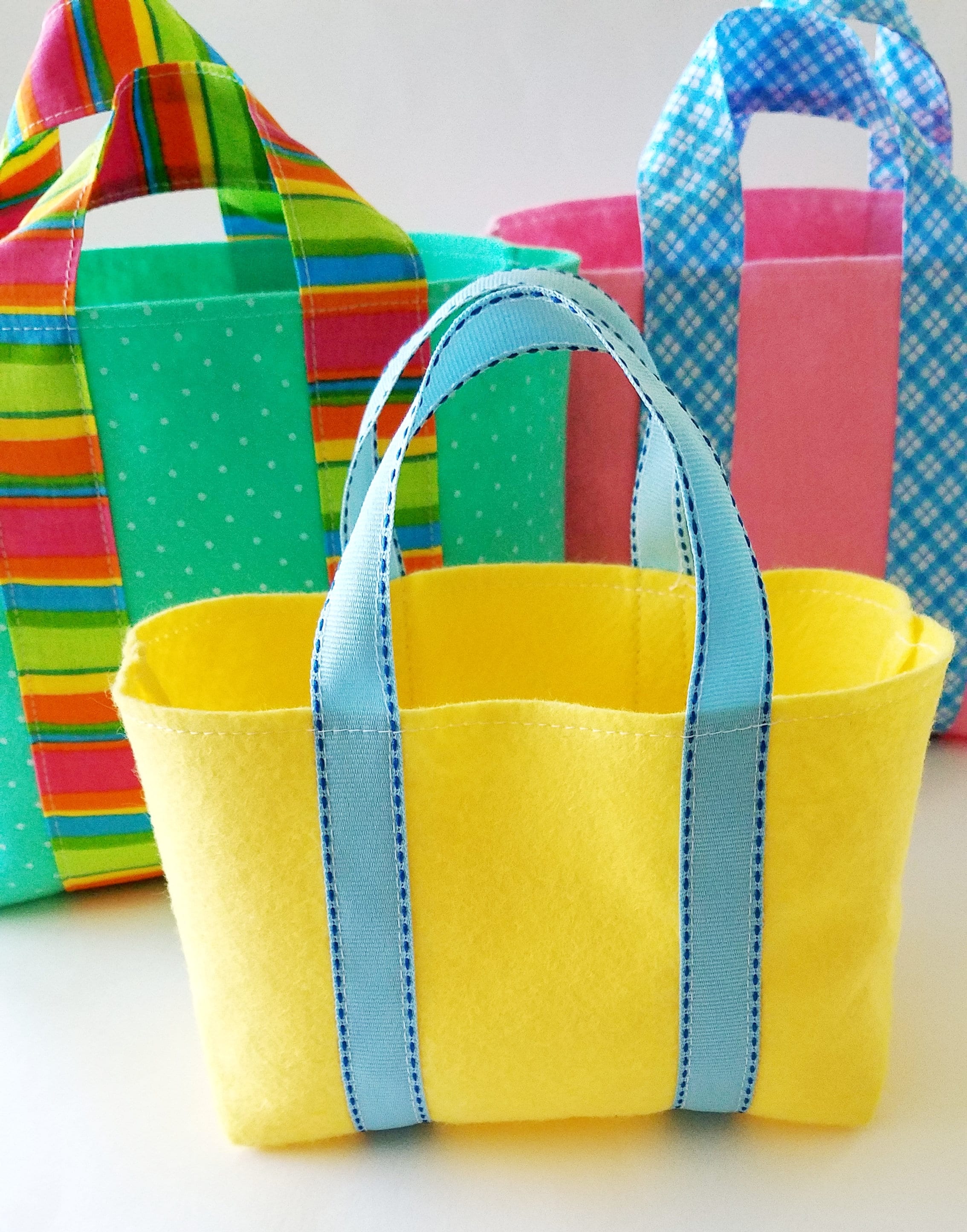 Felt Bag Sewing Pattern Pouch Bag Purse With Handles | Etsy