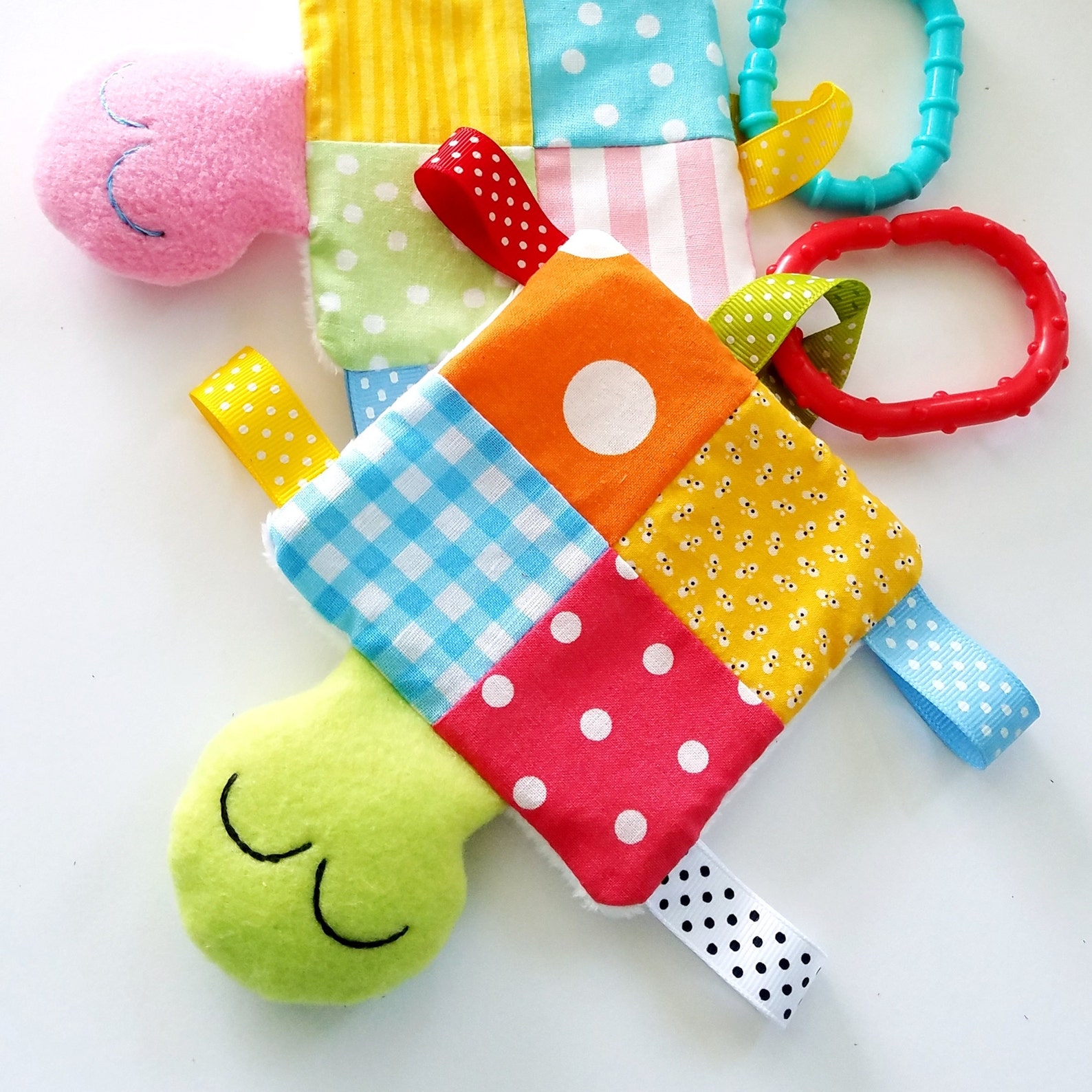 Turtle Crinkle Baby Softie Toy Sewing Pattern - PDF Epattern - Fleece ...