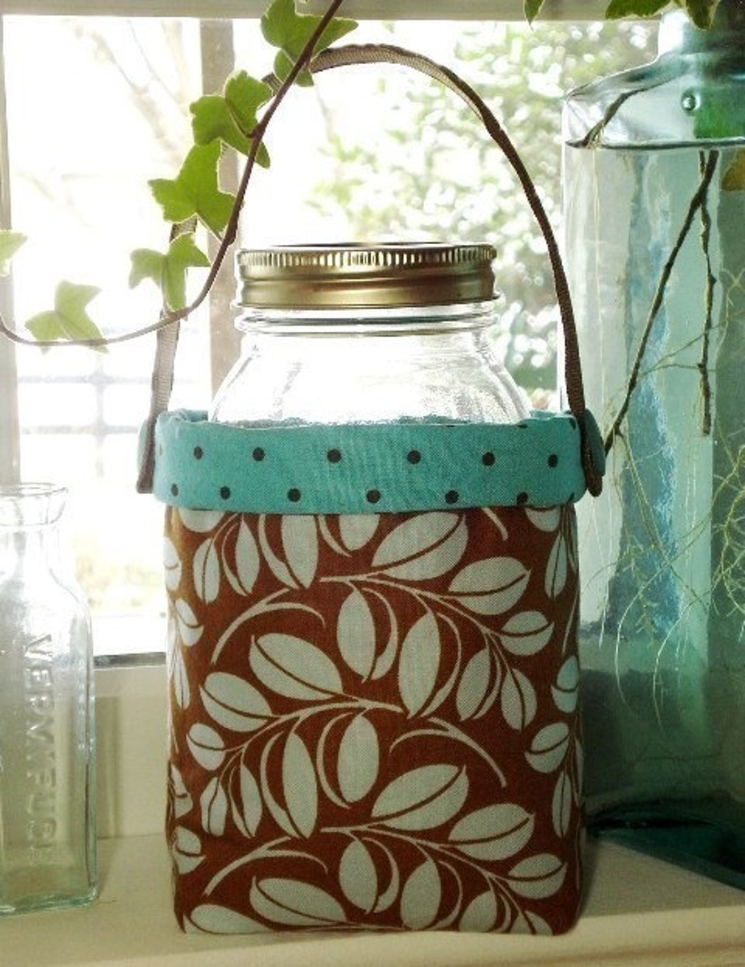 SALE - PDF E-pattern - Fabric Quart Jar Container Sewing Pattern - Etsy