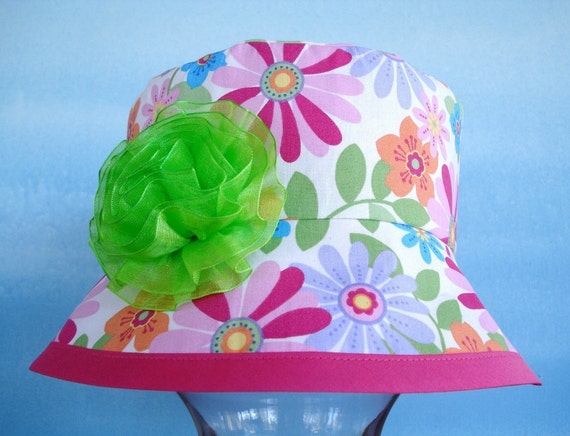 Hat Sewing Pattern Reversible Floppy Hat for Girls 3 Sizes - Etsy
