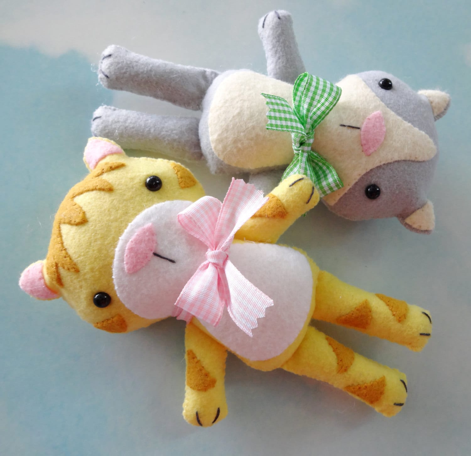 Felt Kitty Softie Toy Sewing Pattern Tutorial PDF Epattern - Etsy