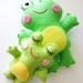 Felt Frog Softie Toy Sewing Pattern - Tutorial - PDF Epattern - Spring ...