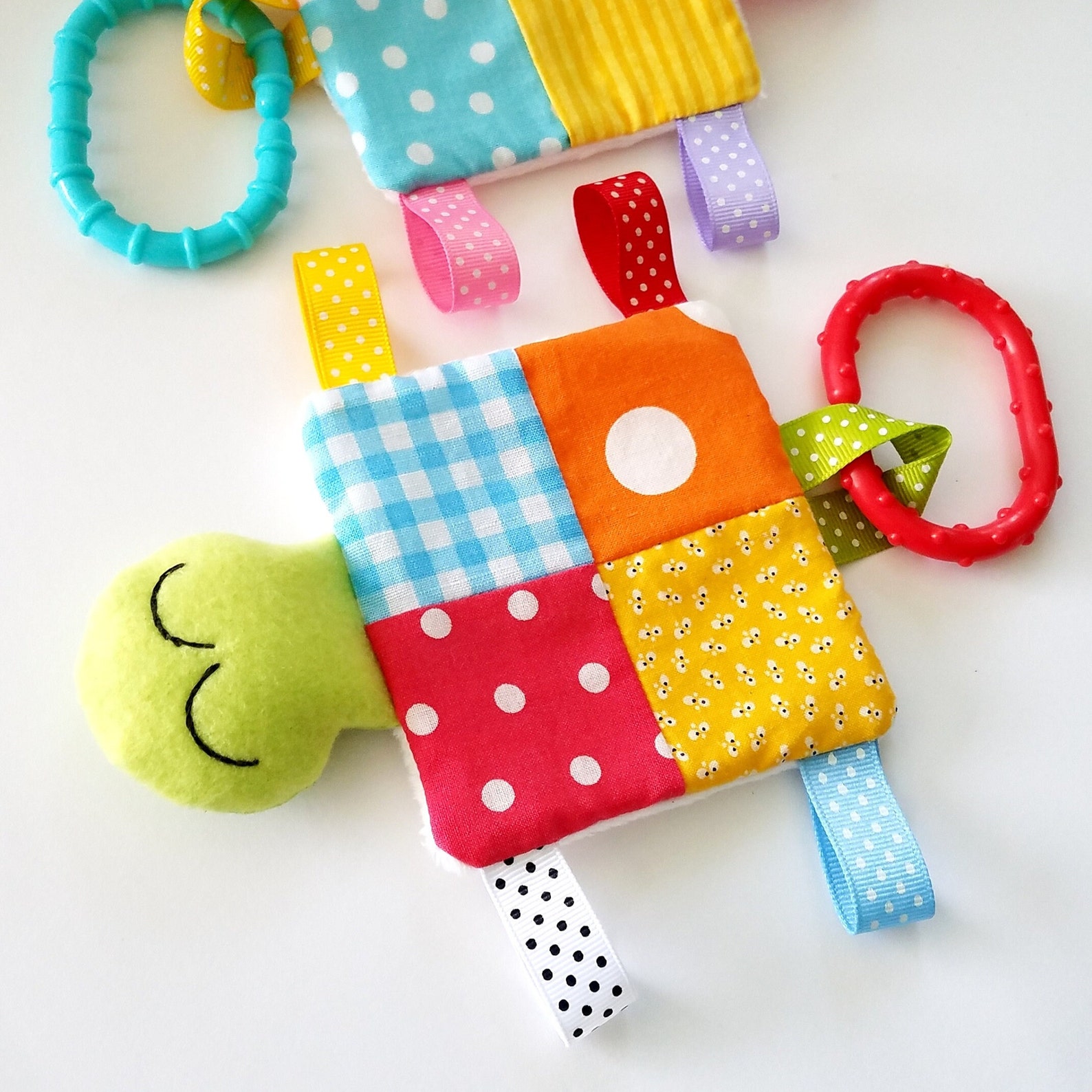 Turtle Crinkle Baby Softie Toy Sewing Pattern - PDF Epattern - Fleece ...