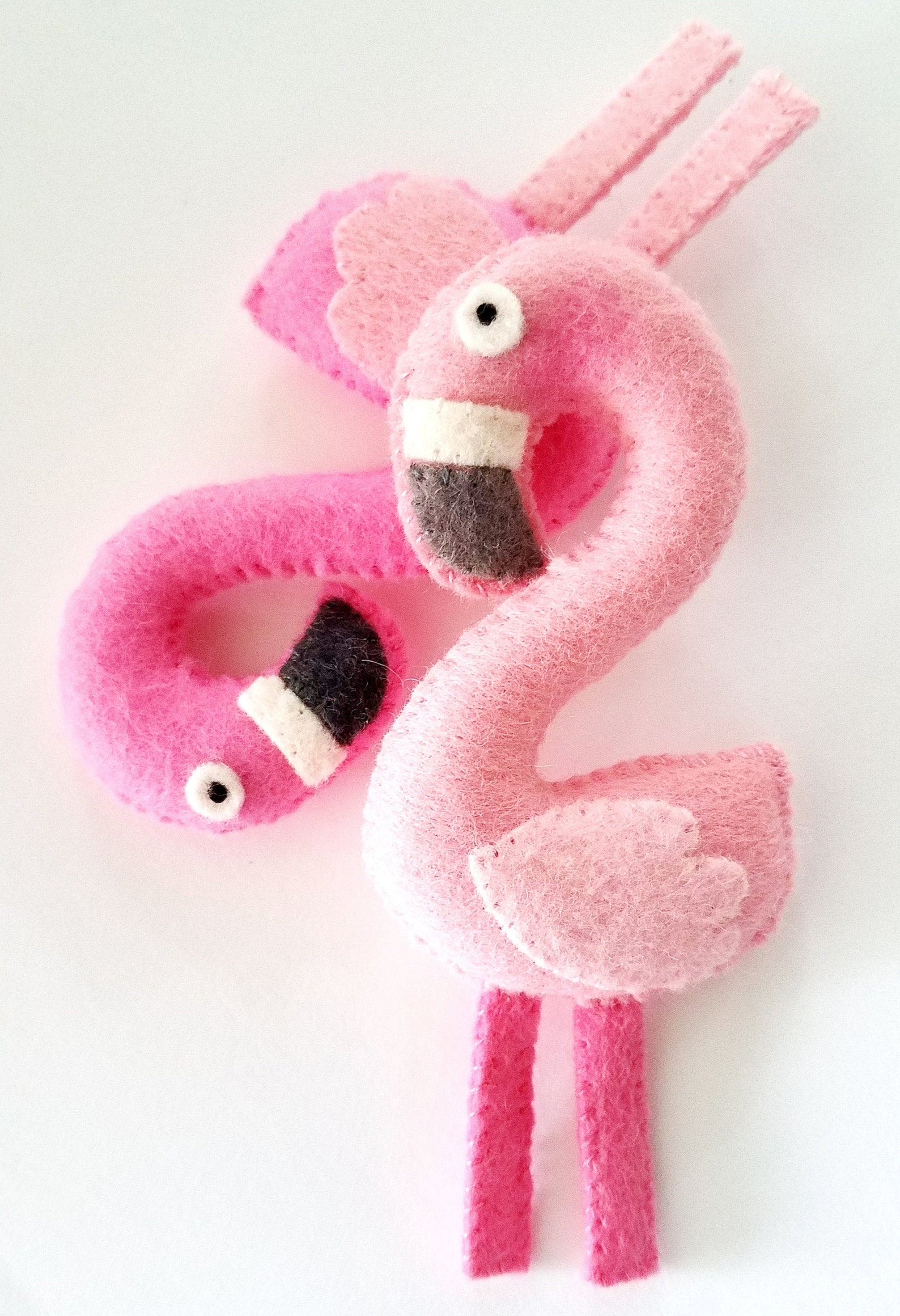 Felt Flamingo Toy Softie Sewing Pattern - Tutorial - PDF E PATTERN ...
