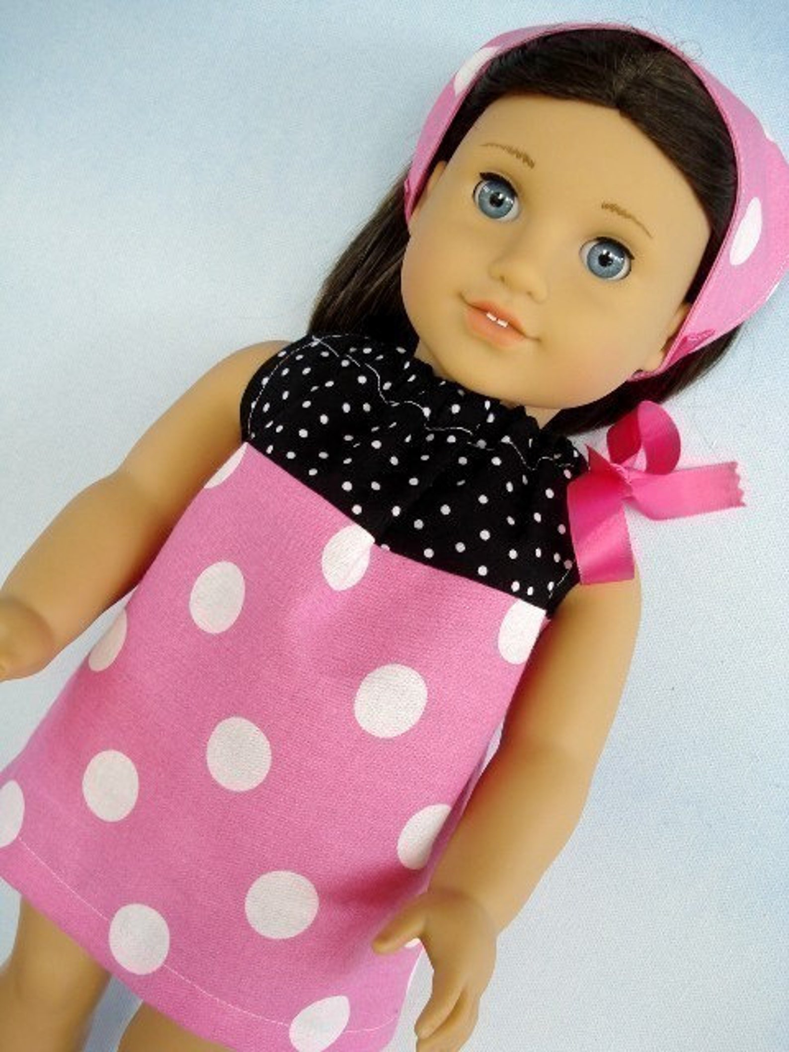 18 Inch Doll Sewing Pattern - Pillowcase Dress, Shirt, Nightgown and ...