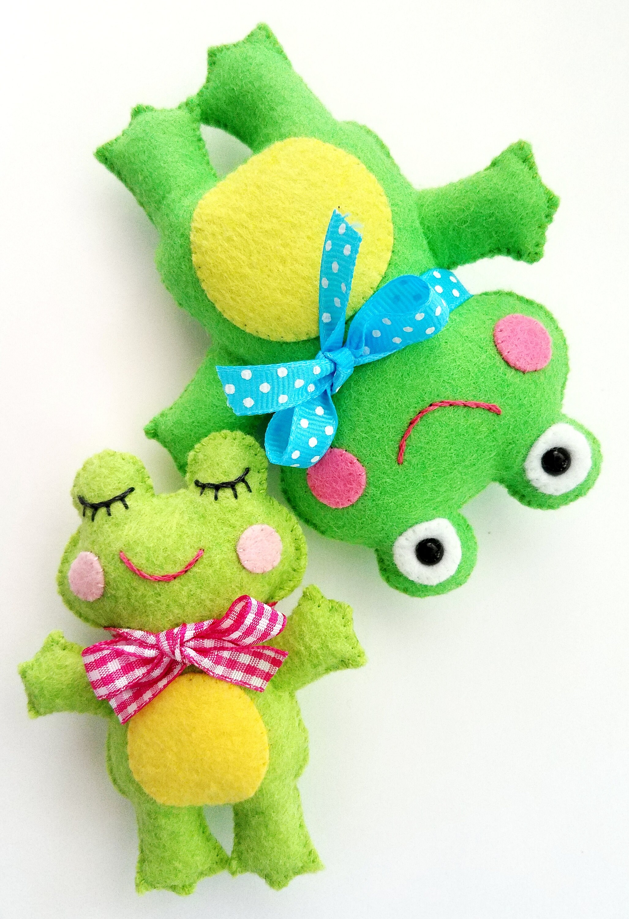 Felt Frog Softie Toy Sewing Pattern - Tutorial - PDF Epattern - Spring ...