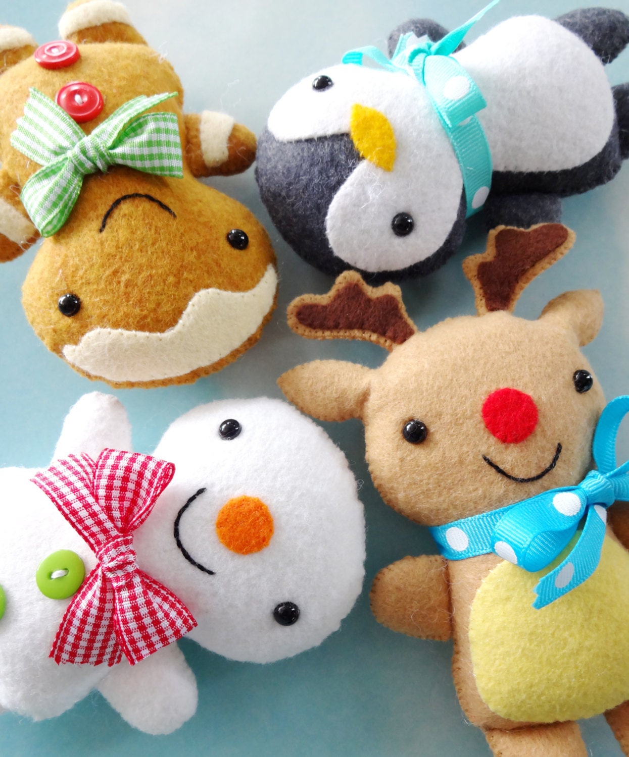 Felt Christmas Toy Sewing Pattern Softies - Tutorial - PDF E PATTERN ...
