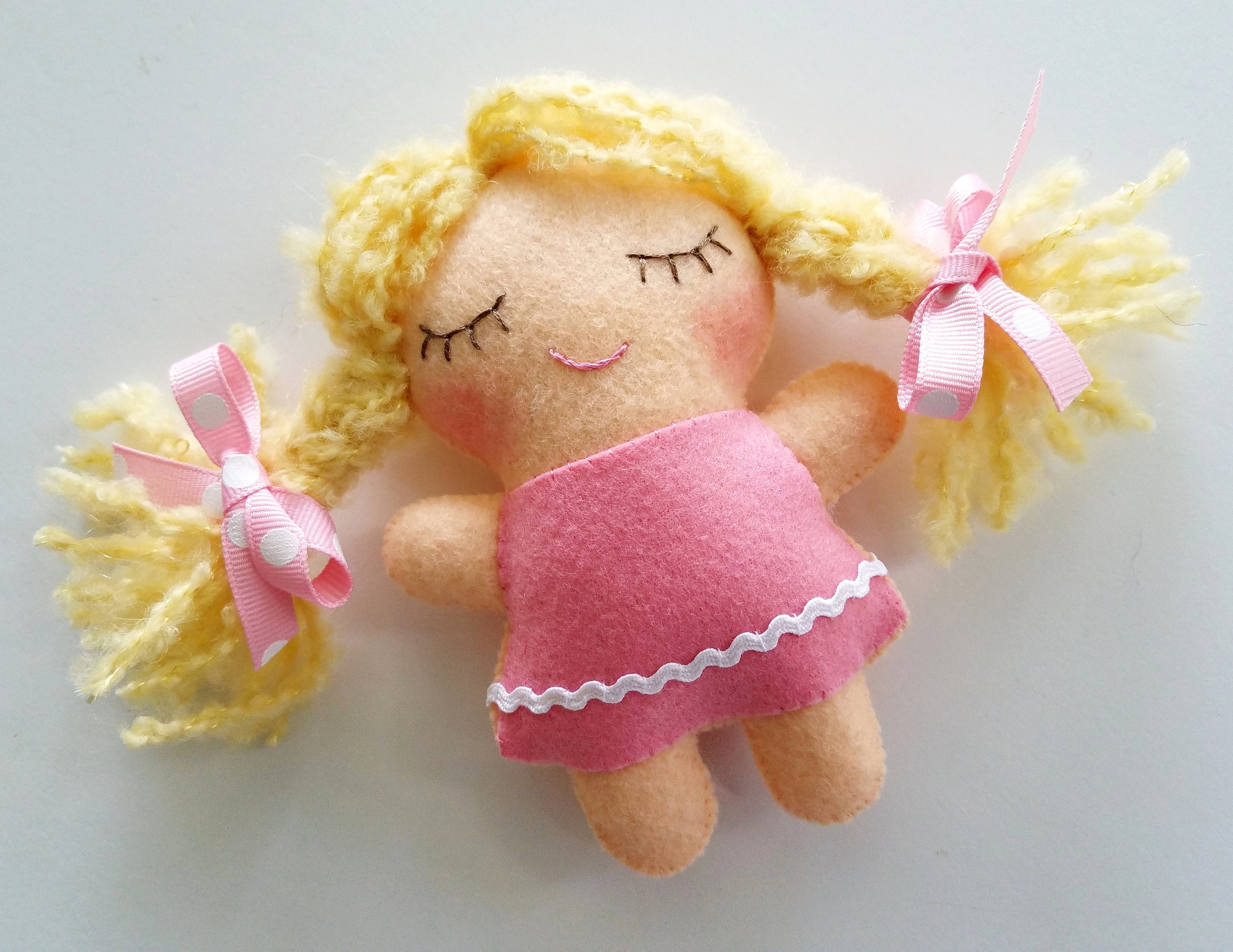 Precious Doll Felt Softie Sewing Pattern Tutorial PDF | Etsy