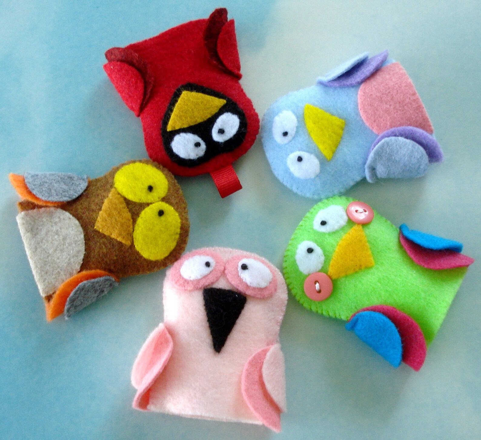 Bird Felt Finger Puppets Sewing Pattern PDF Epattern for - Etsy UK