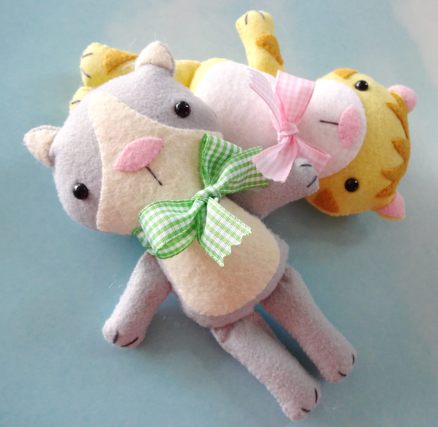 Felt Kitty Softie Toy Sewing Pattern Tutorial PDF Epattern - Etsy