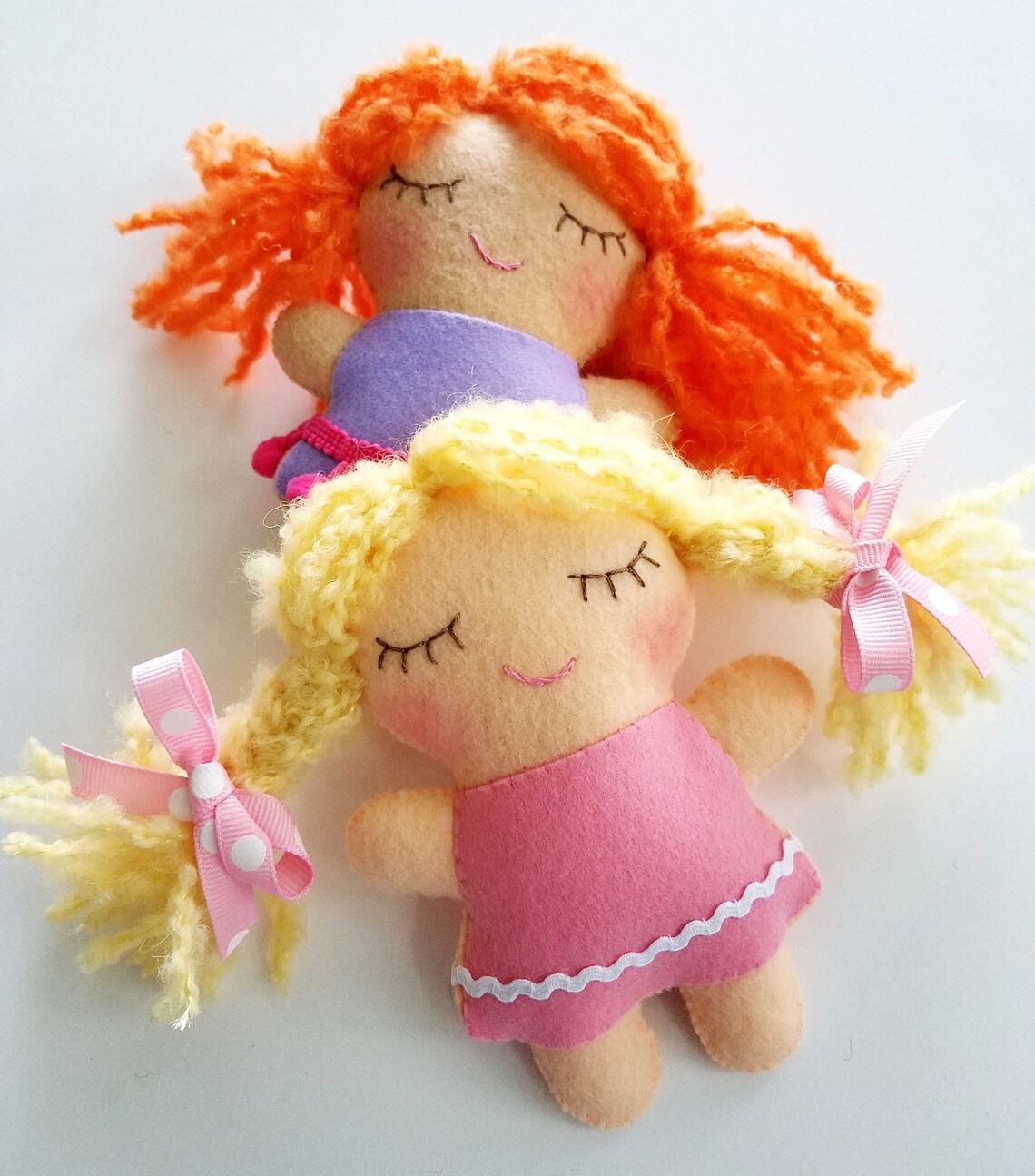 Precious Doll Felt Softie Sewing Pattern - Tutorial - PDF Epattern ...