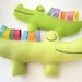 Gator Baby Softie Toy Sewing Pattern - PDF Epattern - Fleece Ribbon ...