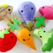 Felt Veggie Softies Sewing Pattern - Toy Tutorial - PDF E PATTERN ...