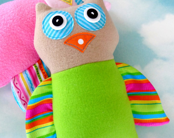 Owl Toy Sewing Pattern | Stuffed Animal Pattern | Barn Owl PDF Instant ...