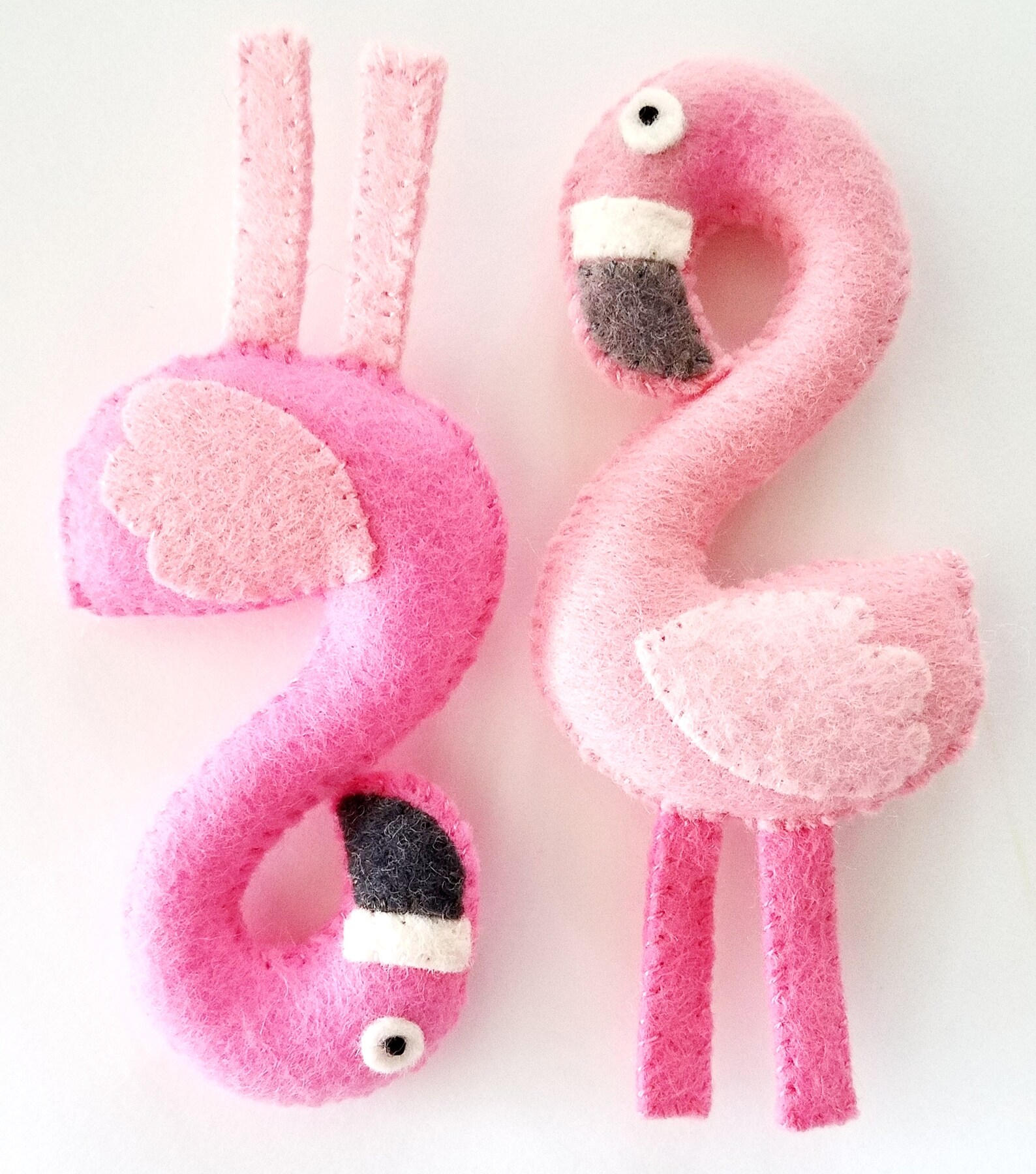 Felt Flamingo Toy Softie Sewing Pattern Tutorial PDF E PATTERN Florida ...