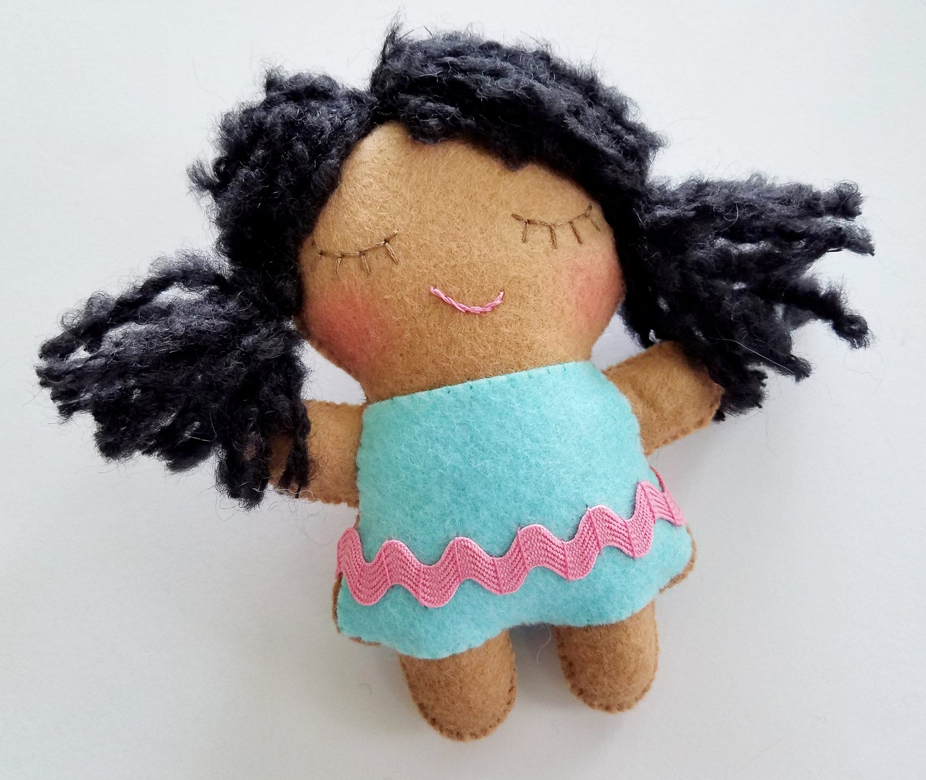 Precious Doll Felt Softie Sewing Pattern Tutorial PDF | Etsy