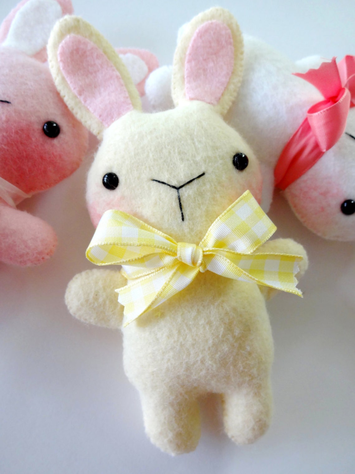 Felt Bunny Softie Sewing Pattern Tutorial PDF Epattern - Etsy Australia