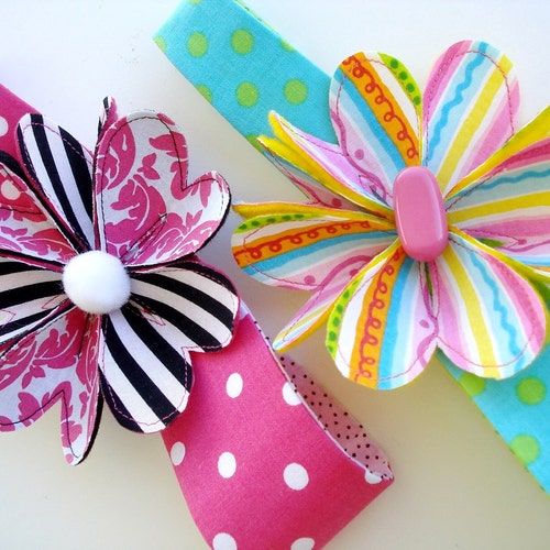Headband Sewing Pattern With Flower PDF E-pattern - Etsy