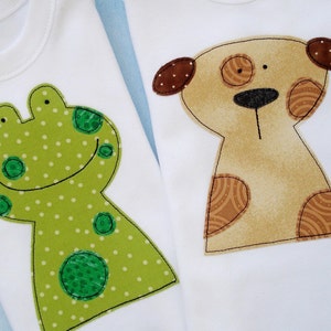 Applique Sewing Pattern - Eight Animal Applique Designs - PDF Epattern ...