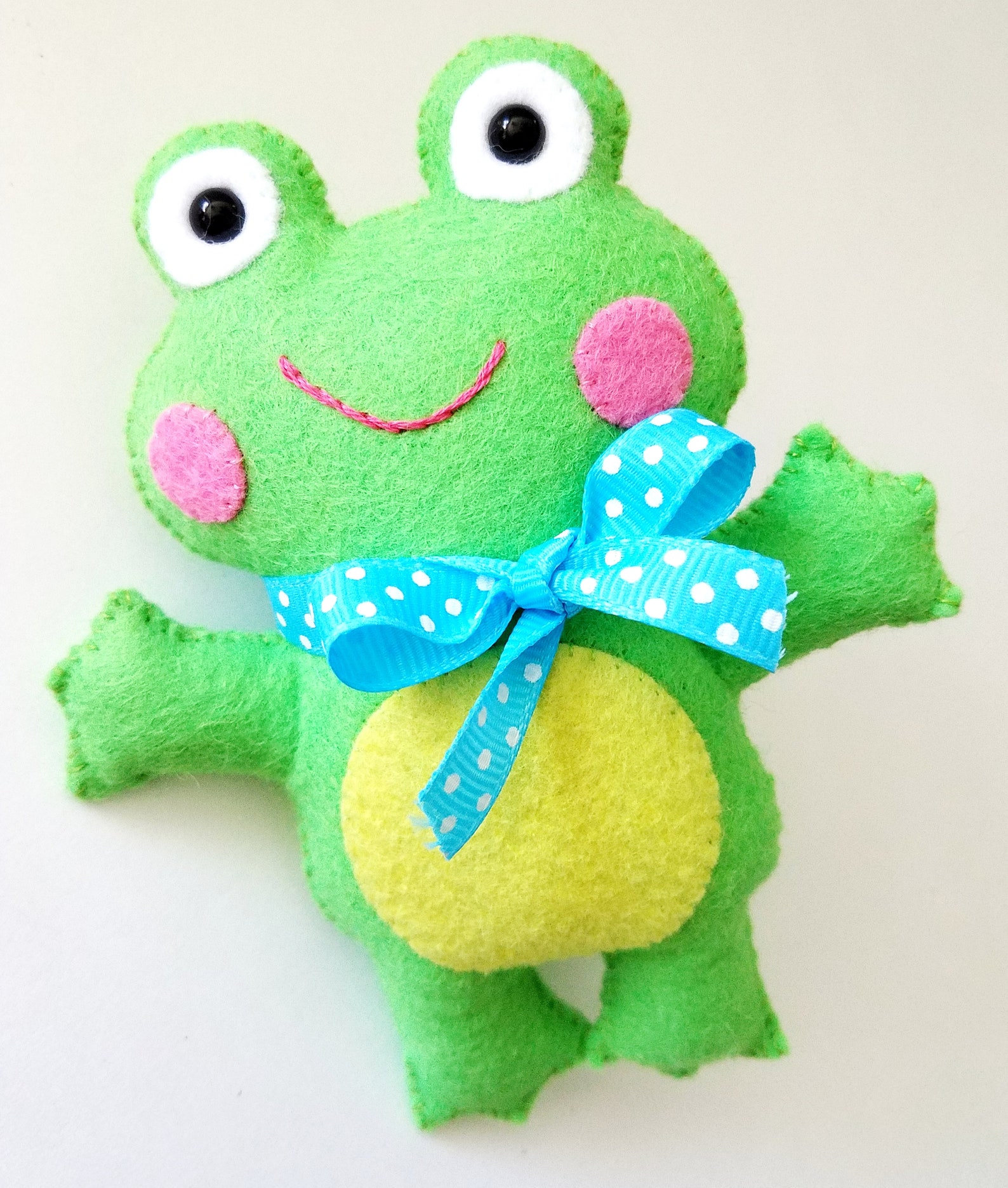 Felt Frog Softie Toy Sewing Pattern Tutorial PDF Epattern | Etsy