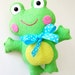 Felt Frog Softie Toy Sewing Pattern - Tutorial - PDF Epattern - Spring ...