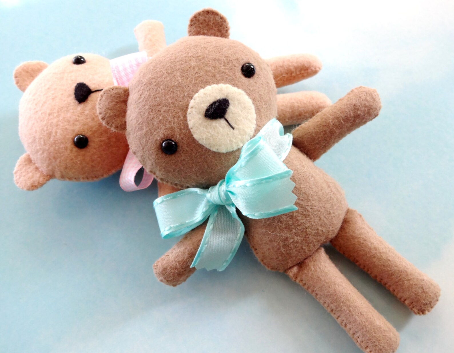 Felt Doll Softie Toy Sewing Pattern Teddy Bear Woodland - Etsy
