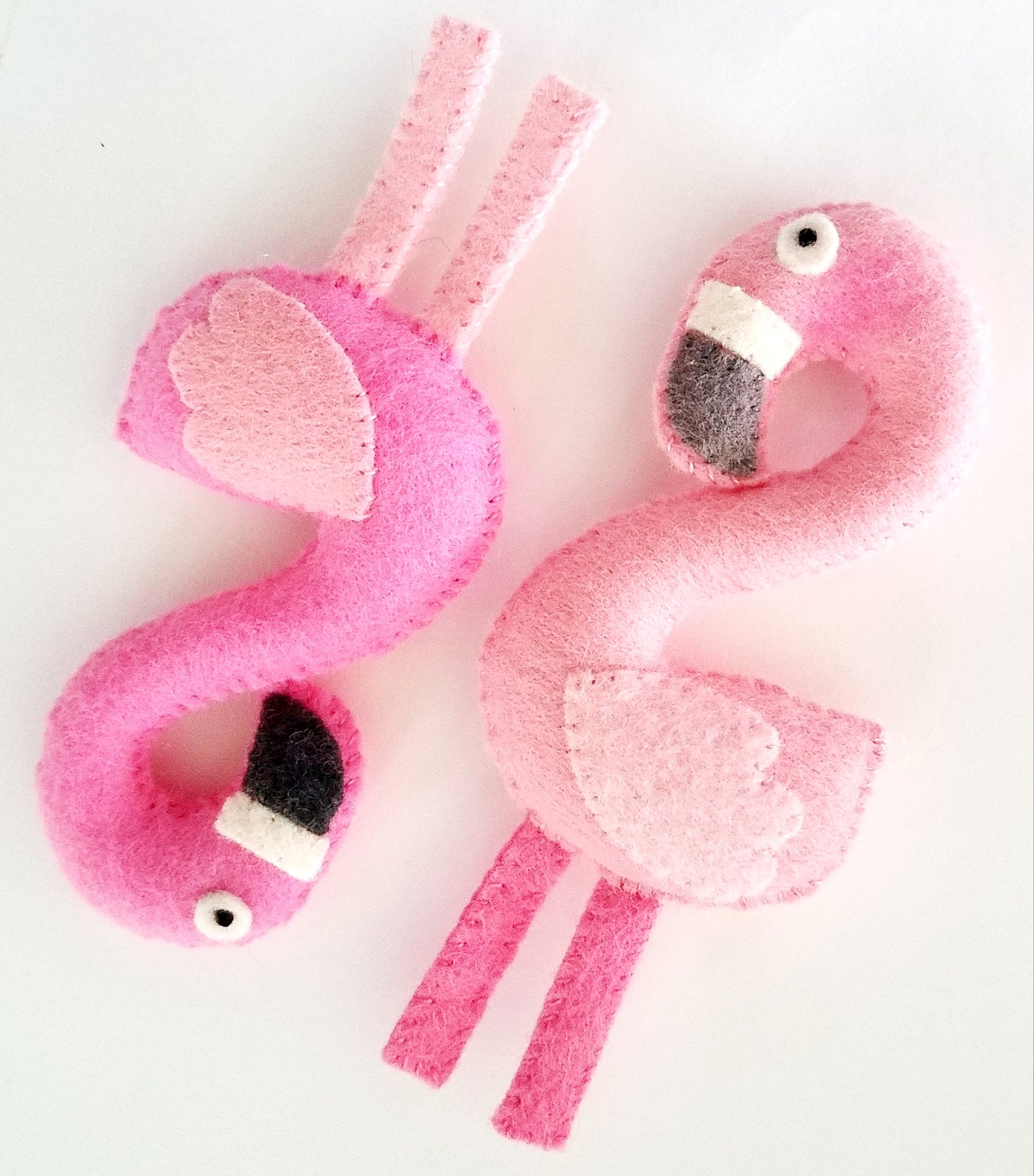 Felt Flamingo Toy Softie Sewing Pattern - Tutorial - PDF E PATTERN ...