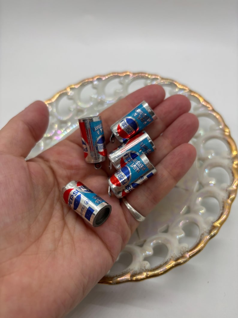Mini Pepsi Can 80’s Plastic Vintage Charms Set of 5 - Etsy