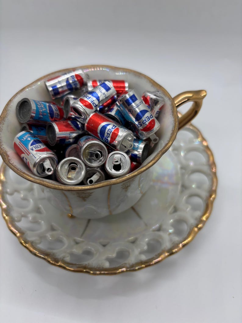 Mini Pepsi Can 80’s Plastic Vintage Charms Set of 5 - Etsy
