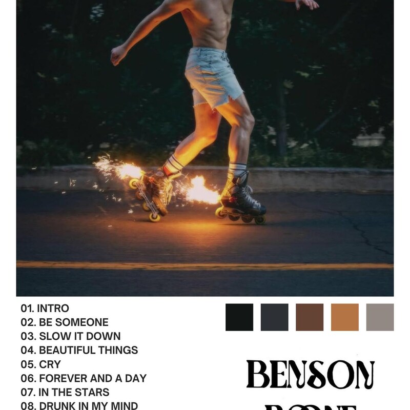 Benson Boone Poster - Etsy