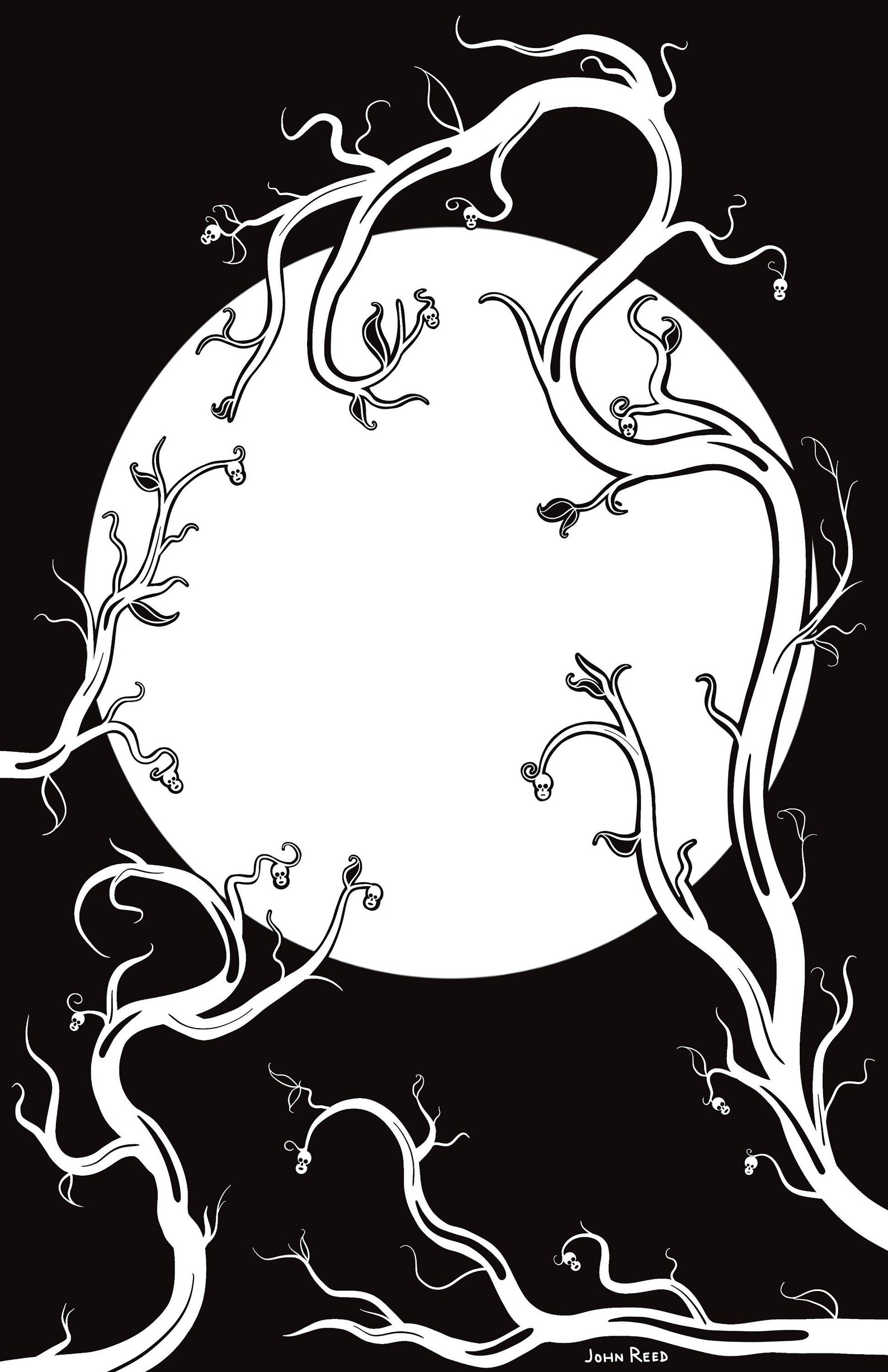 Bad Moon Band Poster Template (tim Burton Style) - Etsy
