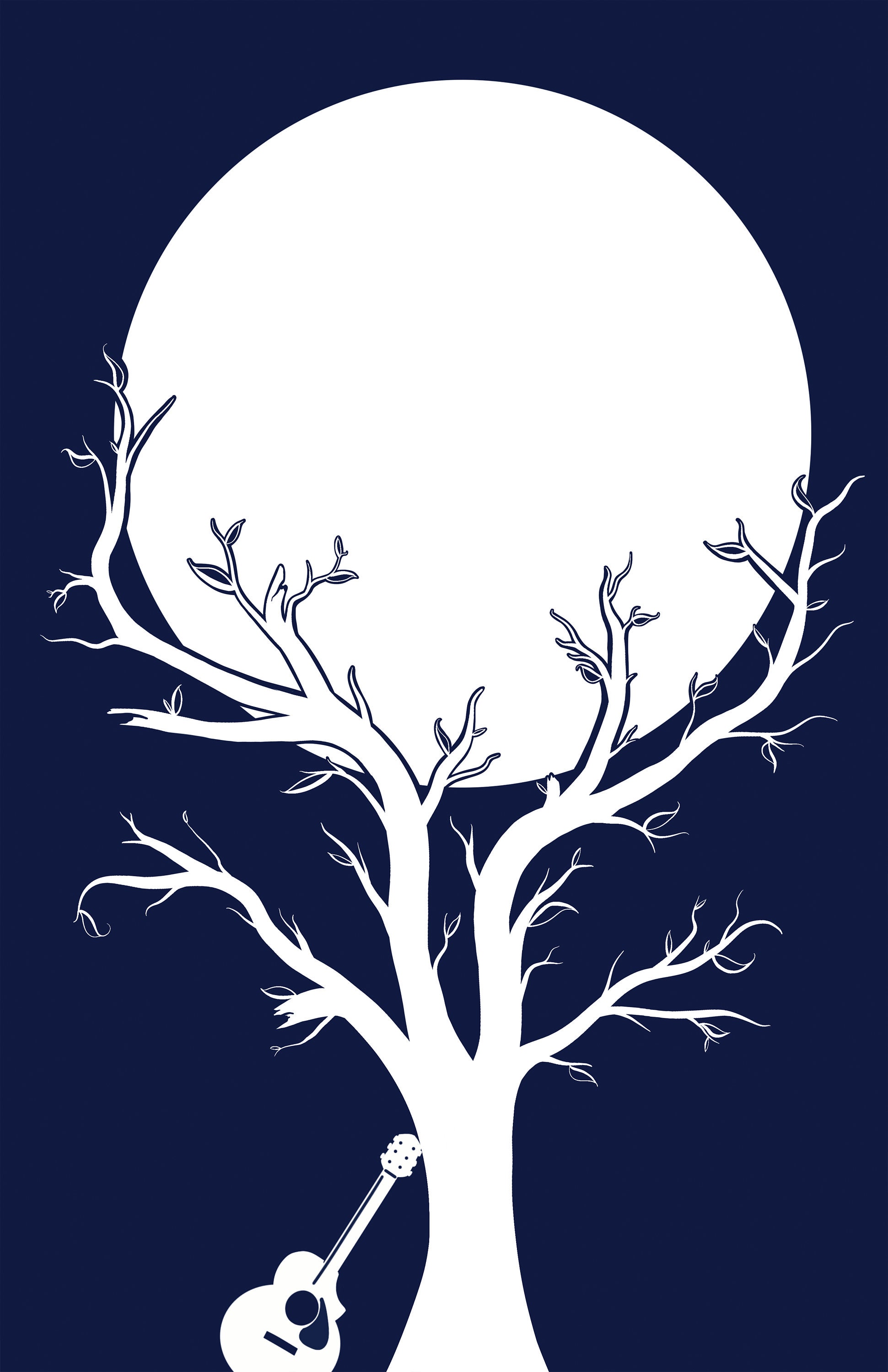 Lone Moon Band Poster Template - Etsy