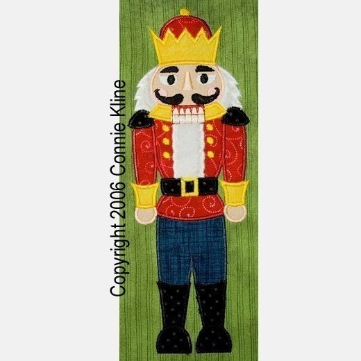 Christmas Standing Nutcracker Applique-machine Embroidery Design ...