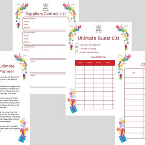 Ultimate Kids Party Planner - Printable, Reusable Planner for Kids ...