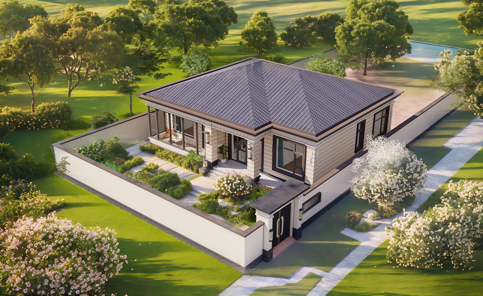 Modern Single Story House Plan: 3 Bedroom, 2 Bath (CAD & PDF) - Etsy Canada