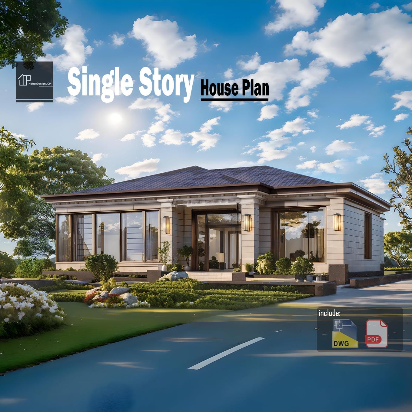 Modern One Story House In India
