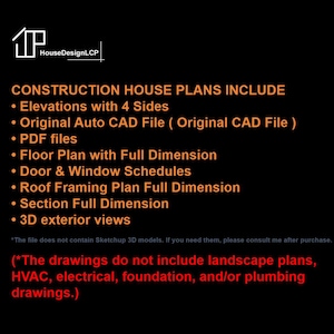 Modern 3-story House Plan: 5 Bed, 7 Bath (CAD & PDF Files) - Etsy