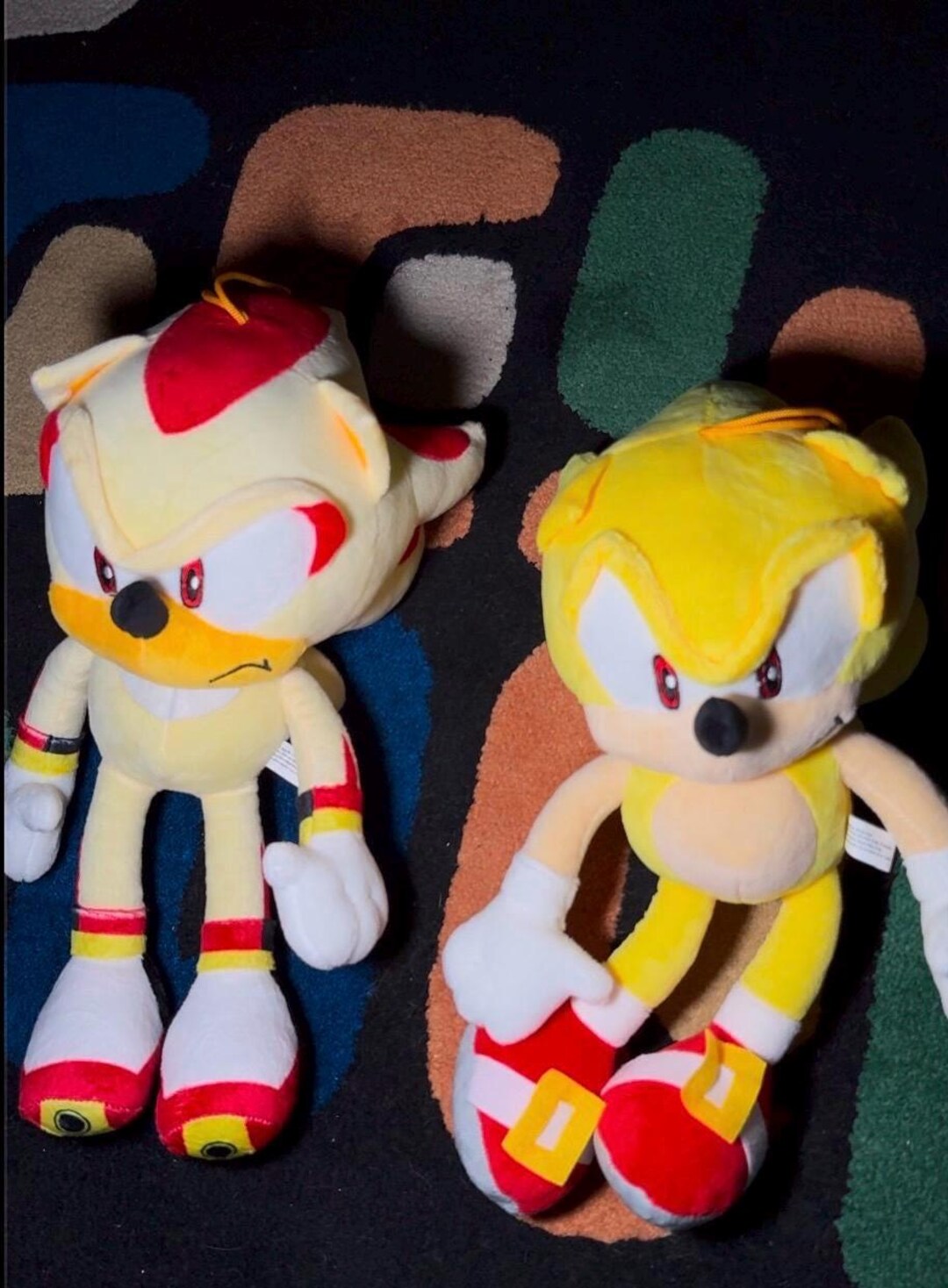 Super Sonic and Super Shadow Plush Toys - Etsy