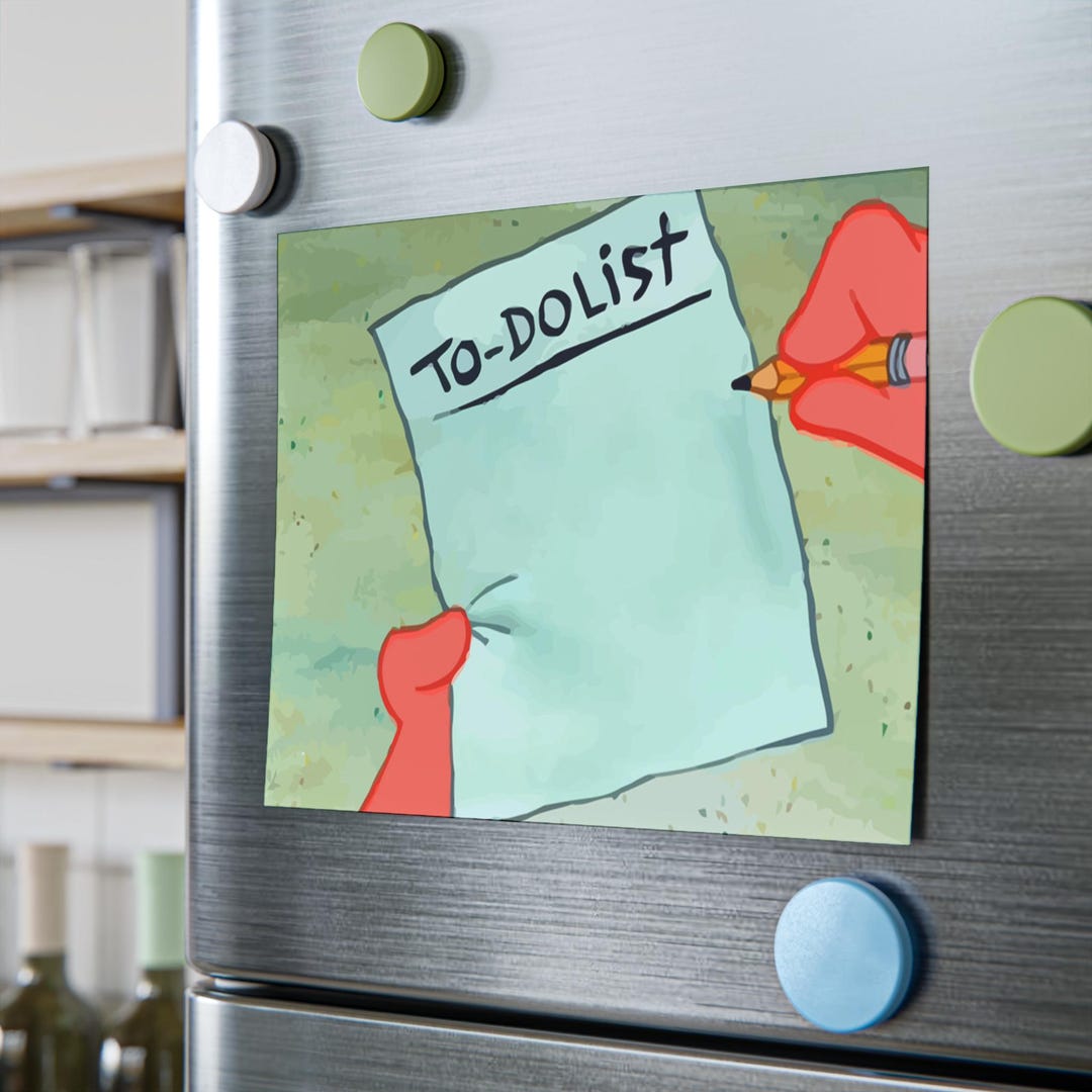 Post-it® Note Pads, Spongebob To-do List Notes, Fridge Magnet ...