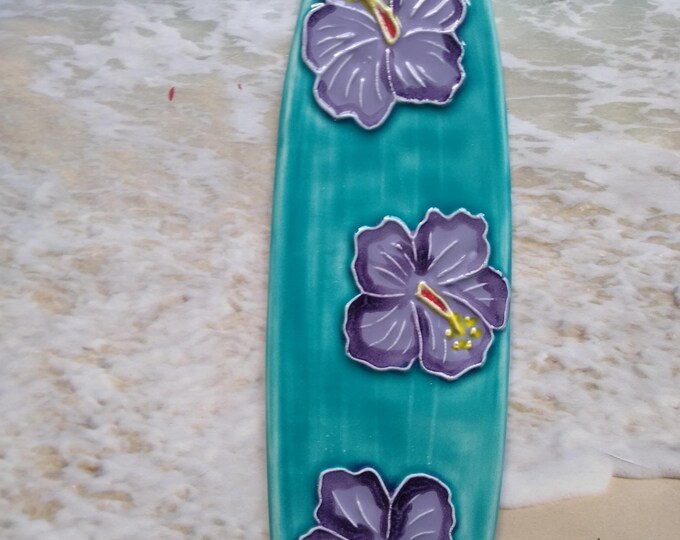 Surfboard Ceramic Tile for Mosaics - Etsy
